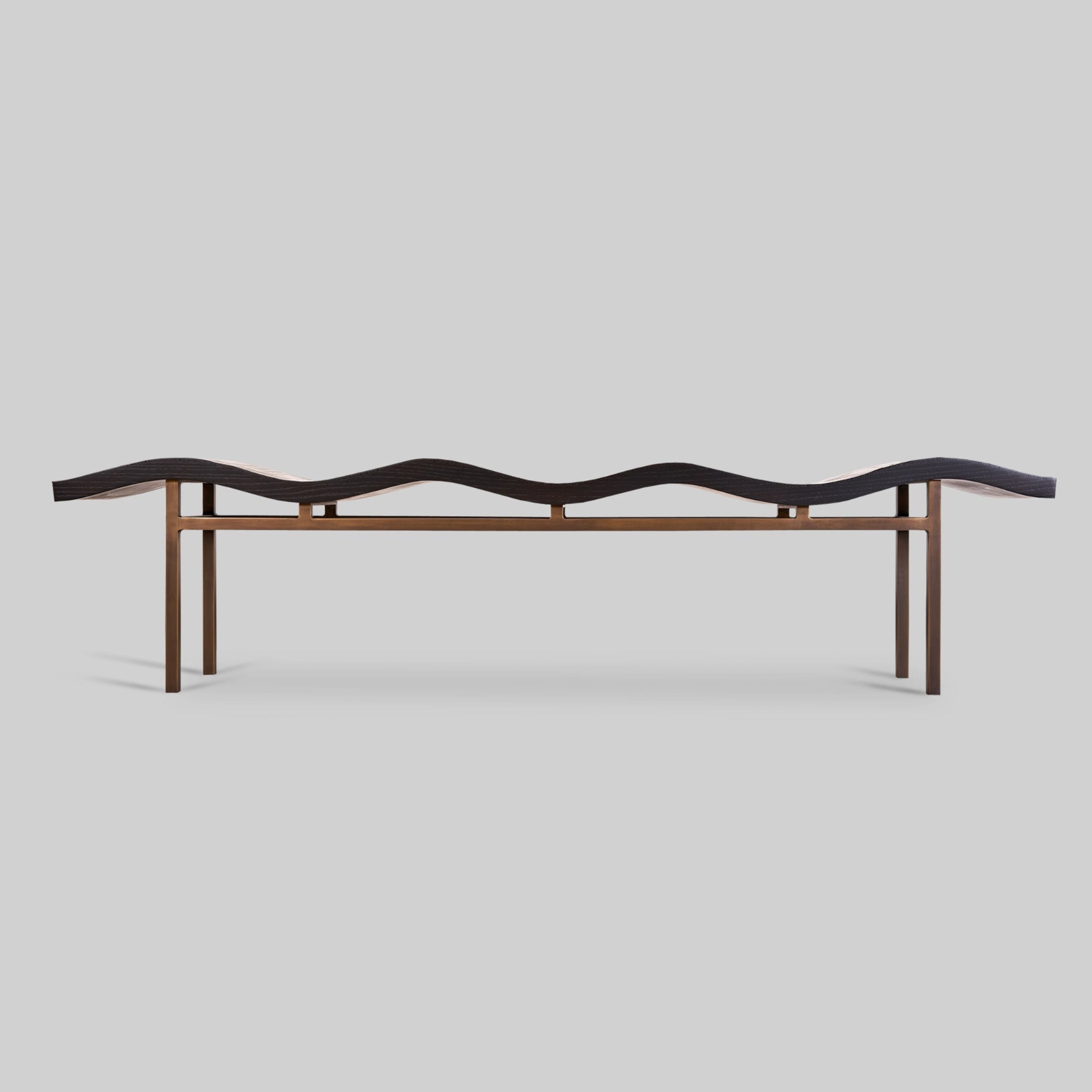 Bamboo Wave Bench – Bonham Gallery
